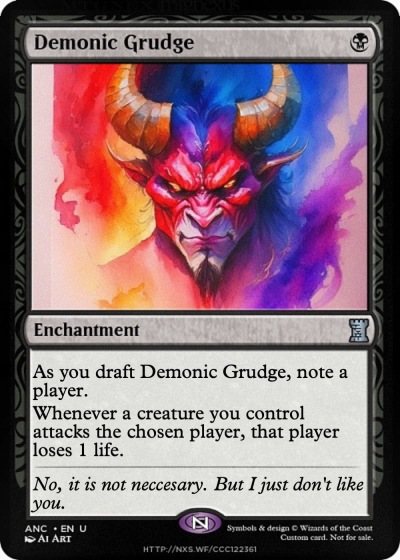 MTGNexus - Demonic Grudge