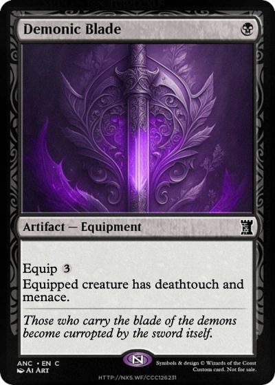 MTGNexus - Demonic Blade