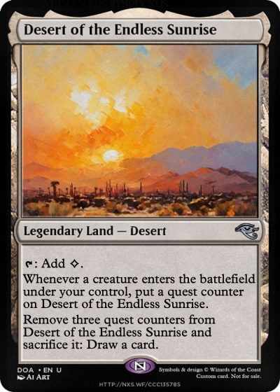 MTGNexus - Desert of the Endless Sunrise