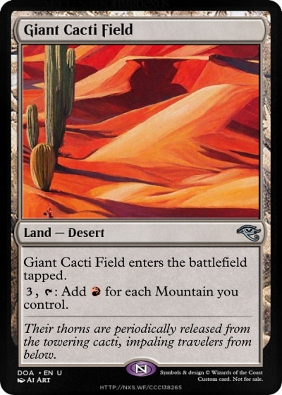 MTGNexus - Giant Cacti Field