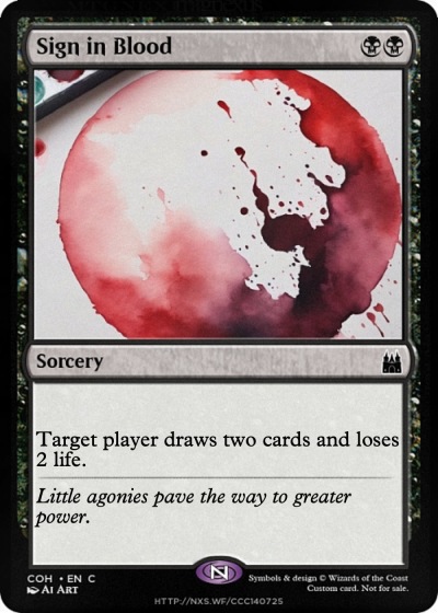 MTGNexus - Sign in Blood