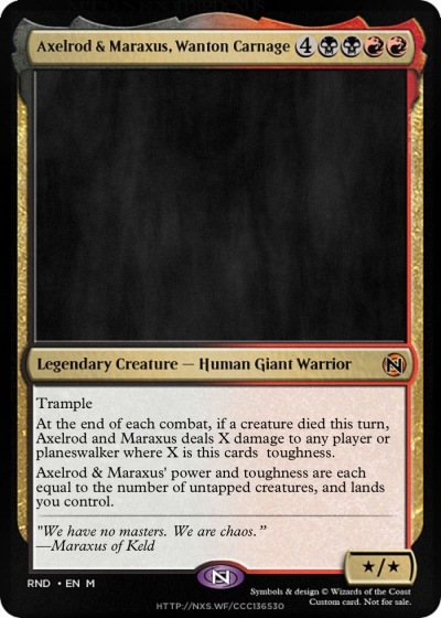 MTGNexus - Axelrod & Maraxus, Wanton Carnage