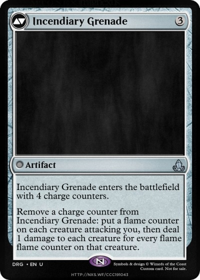 MTGNexus - Sticky Granade // Incendiary Grenade