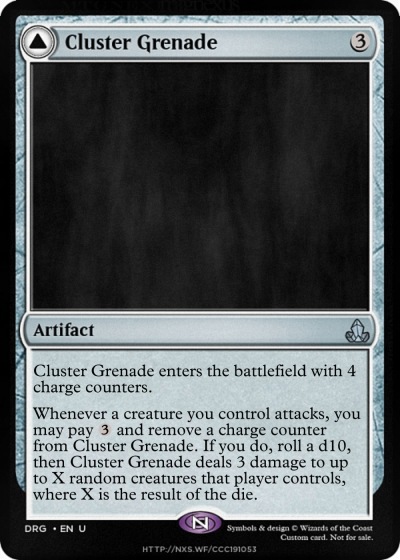 MTGNexus - Cluster Grenade // Tactical Leadburster