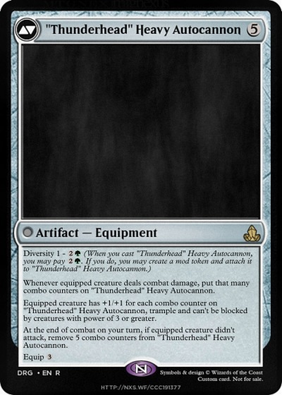 MTGNexus - Greenbeard Gunner // Thunderhead Heavy Autocannon