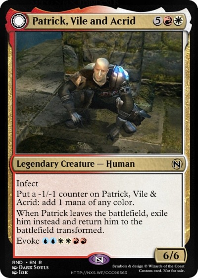 MTGNexus - Patrick, Vile and Acrid // Panic Button