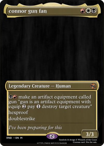 MTGNexus - connor gun fan