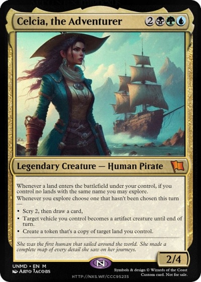 MTGNexus - Celcia, the Adventurer