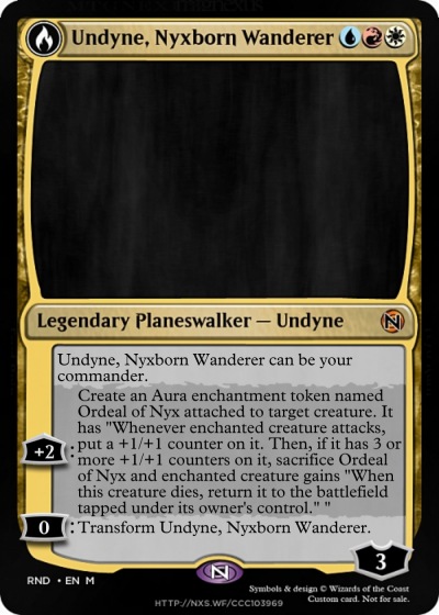 MTGNexus - Undyne, Nyxborn Wanderer // Undyne, Devoted Imperial