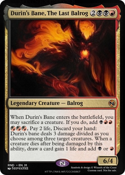 MTGNexus - Durin's Bane, The Last Balrog