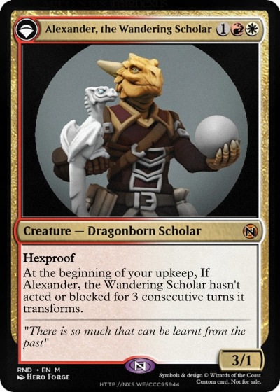 MTGNexus - Alexander, the Wandering Scholar // The Black Prince