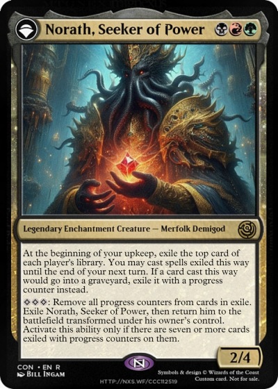 MTGNexus - Norath, Seeker of Power // Norath Zir, Behemoth of Despair