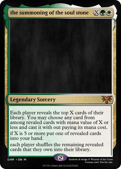 MTGNexus - the summoning of the soul stone