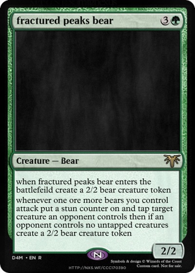 MTGNexus - fractured peaks bear