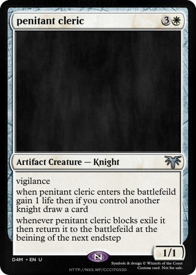 MTGNexus - penitant cleric