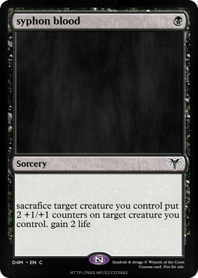 MTGNexus - syphon blood