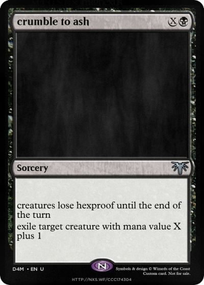 MTGNexus - crumble to ash