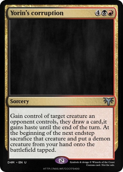 MTGNexus - Yorin's corruption