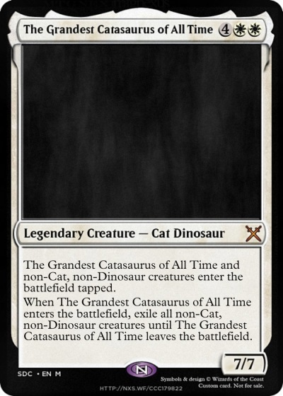 MTGNexus - The grandest Catasaurus of all time