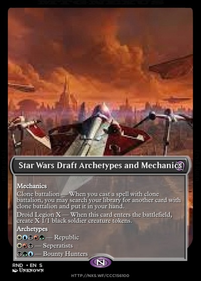 MTGNexus - Star Wars Draft Archetypes and Mechanics