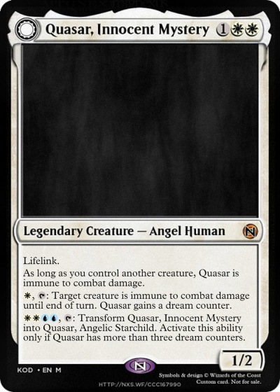MTGNexus - Quasar, Innocent Mystery // Quasar, Angelic Starchild