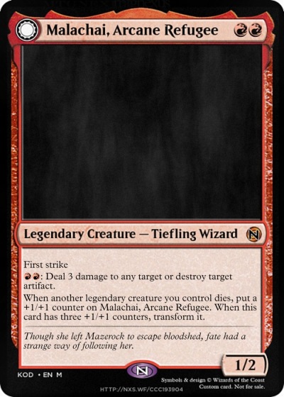 MTGNexus - Malachai, Arcane Refugee // Malachai, Flame of Vengeance