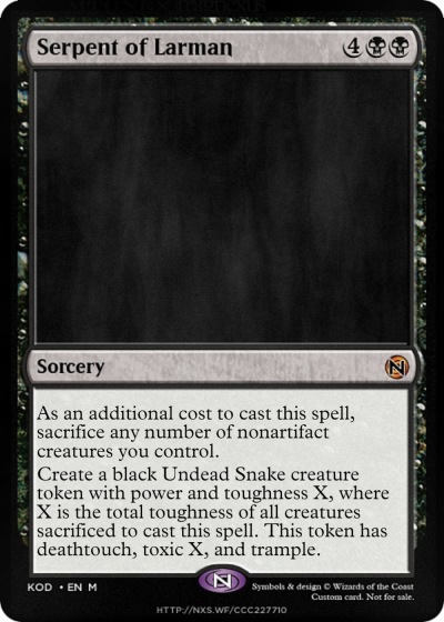 MTGNexus - Serpent of Larman
