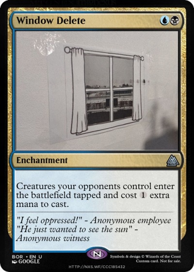 MTGNexus - Window Delete