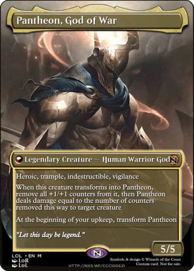 MTGNexus - Atreus, Divine Warrior // Pantheon, God of War