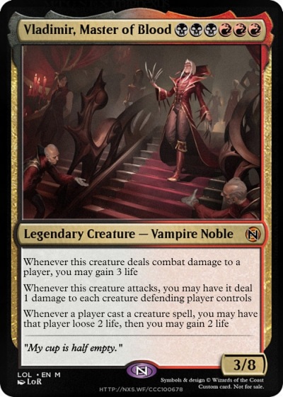 MTGNexus - Vladimir, Master of Blood