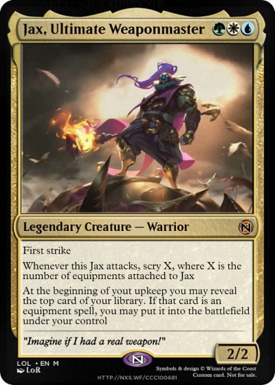 MTGNexus - Jax, Ultimate Weaponmaster