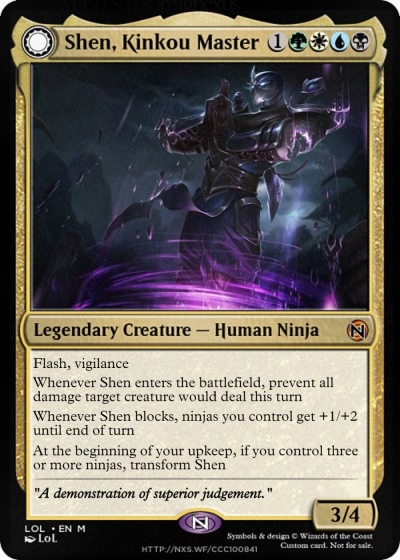 MTGNexus - Shen, Kinkou Master // Shen, Perfect Balance