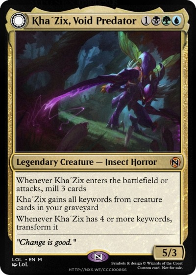 MTGNexus - Kha´Zix, Void Predator // Kha´Zix, Apex Evolved