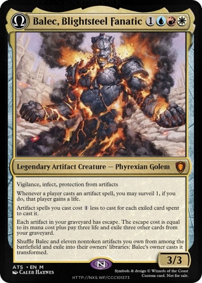 MTGNexus - Balec, Blightsteel Fanatic // Balec Senyah
