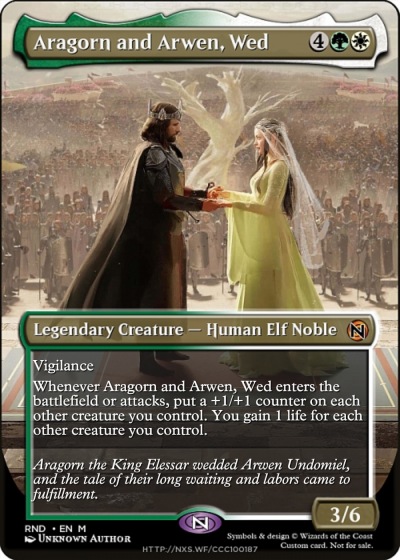 MTGNexus - Aragorn and Arwen, Wed
