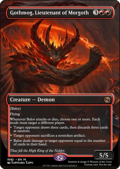 MTGNexus - Gothmog, Lieutenant of Morgoth
