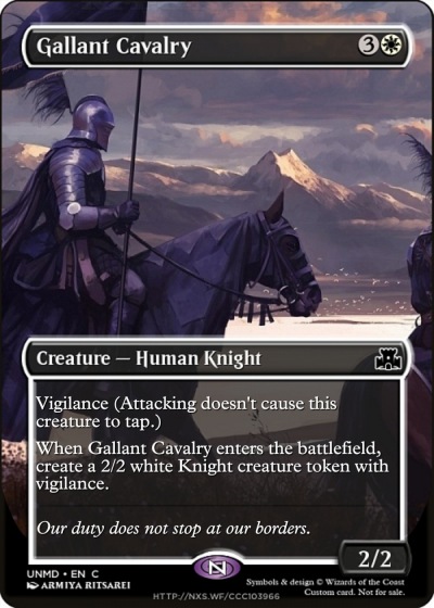 MTGNexus - Gallant Cavalry