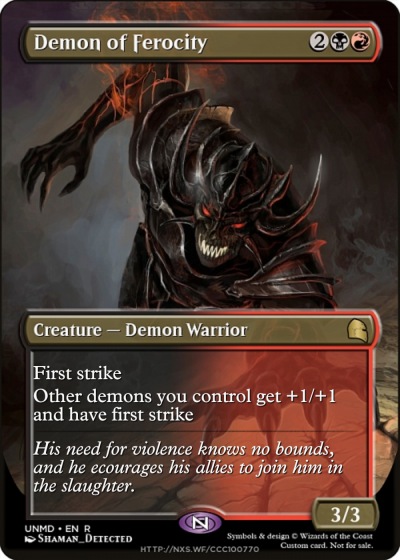 MTGNexus - Demon of Ferocity