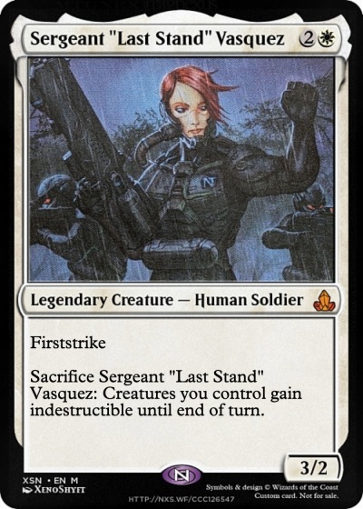 MTGNexus - Sergeant Last Stand Vasquez