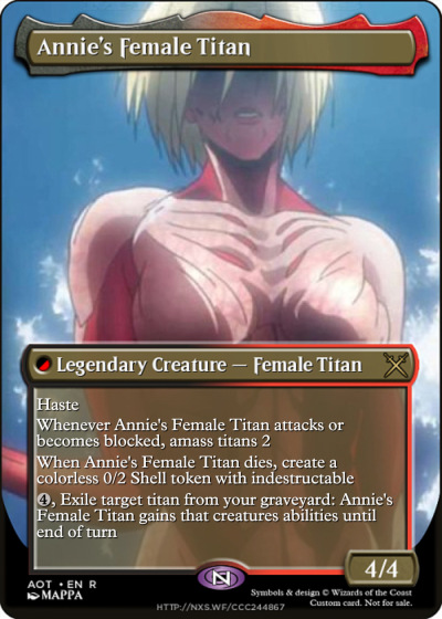 MTGNexus - Annie Leonhart // Annie's Female Titan