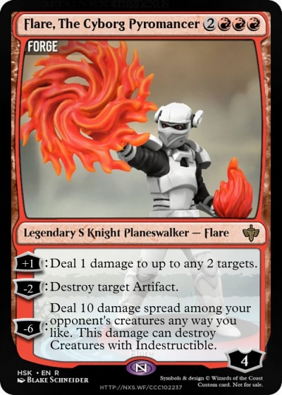 MTGNexus - Flare, The Cyborg Pyromancer