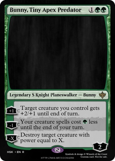MTGNexus - Bunny, Tiny Apex Predator