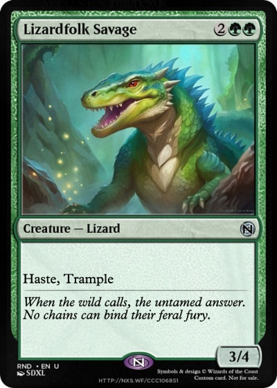 MTGNexus - Lizardfolk Savage