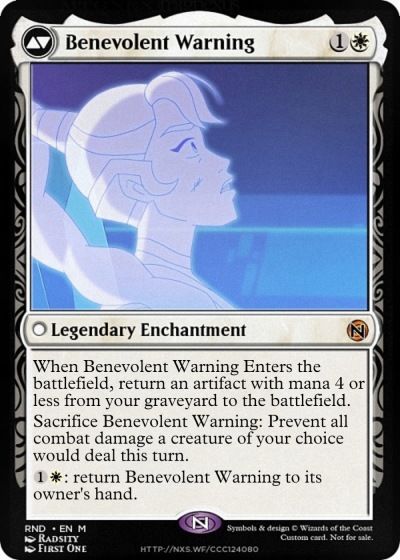 MTGNexus - Mara, the Etherian Defender // Benevolent Warning