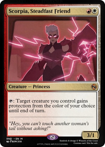 MTGNexus - Scorpia, Steadfast Friend