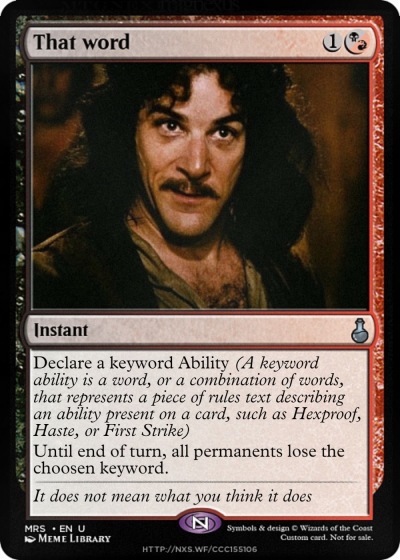 MTGNexus - That word