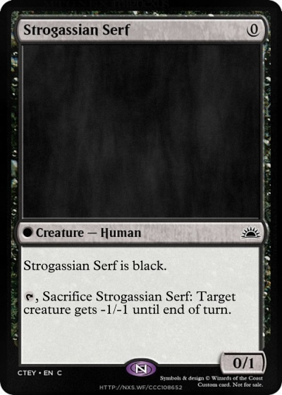 MTGNexus - Strogassian Serf