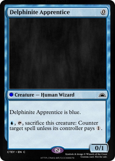 MTGNexus - Delphinite Apprentice