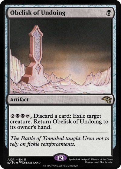 MTGNexus - Obelisk of Undoing