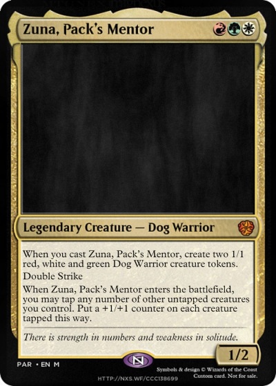 MTGNexus - Zuna, Pack's Mentor